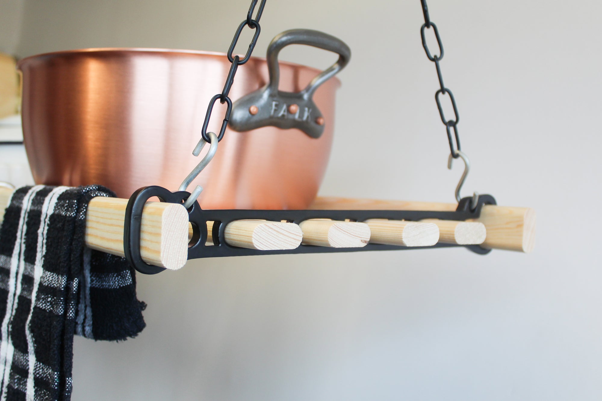 Hanging Pot Storage Drying Rack 6 Lath x 0.9m – Thatch & Stone