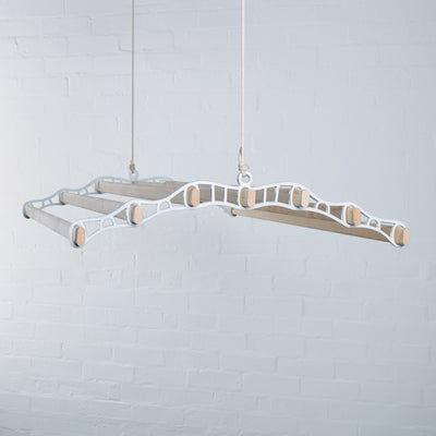 Traditional Ceiling Hanging Clothes Airer - White – Thatch & Stone