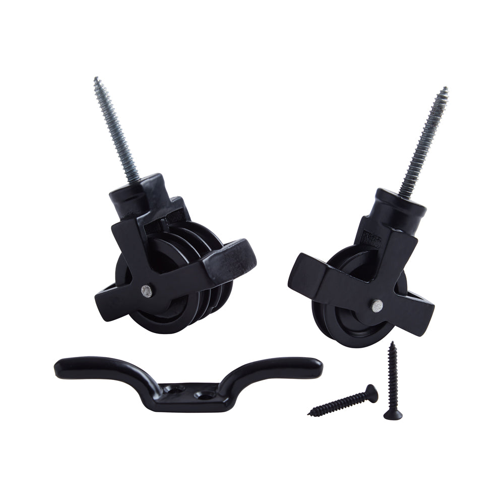Cast Iron Pulleys & Cleat Kit – Thatch & Stone
