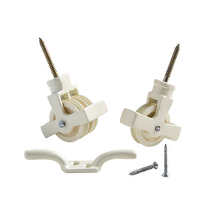 Cast Iron Pulleys & Cleat Kit– Thatch & Stone