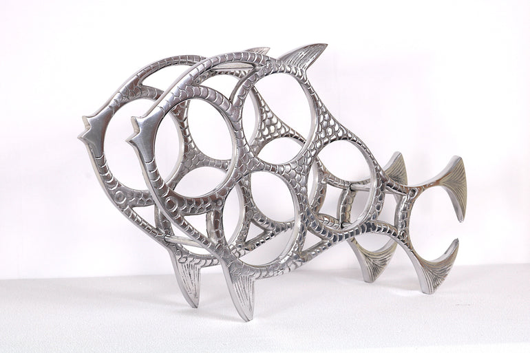 5 Wine Bottles - Fish Storage Rack– Thatch & Stone